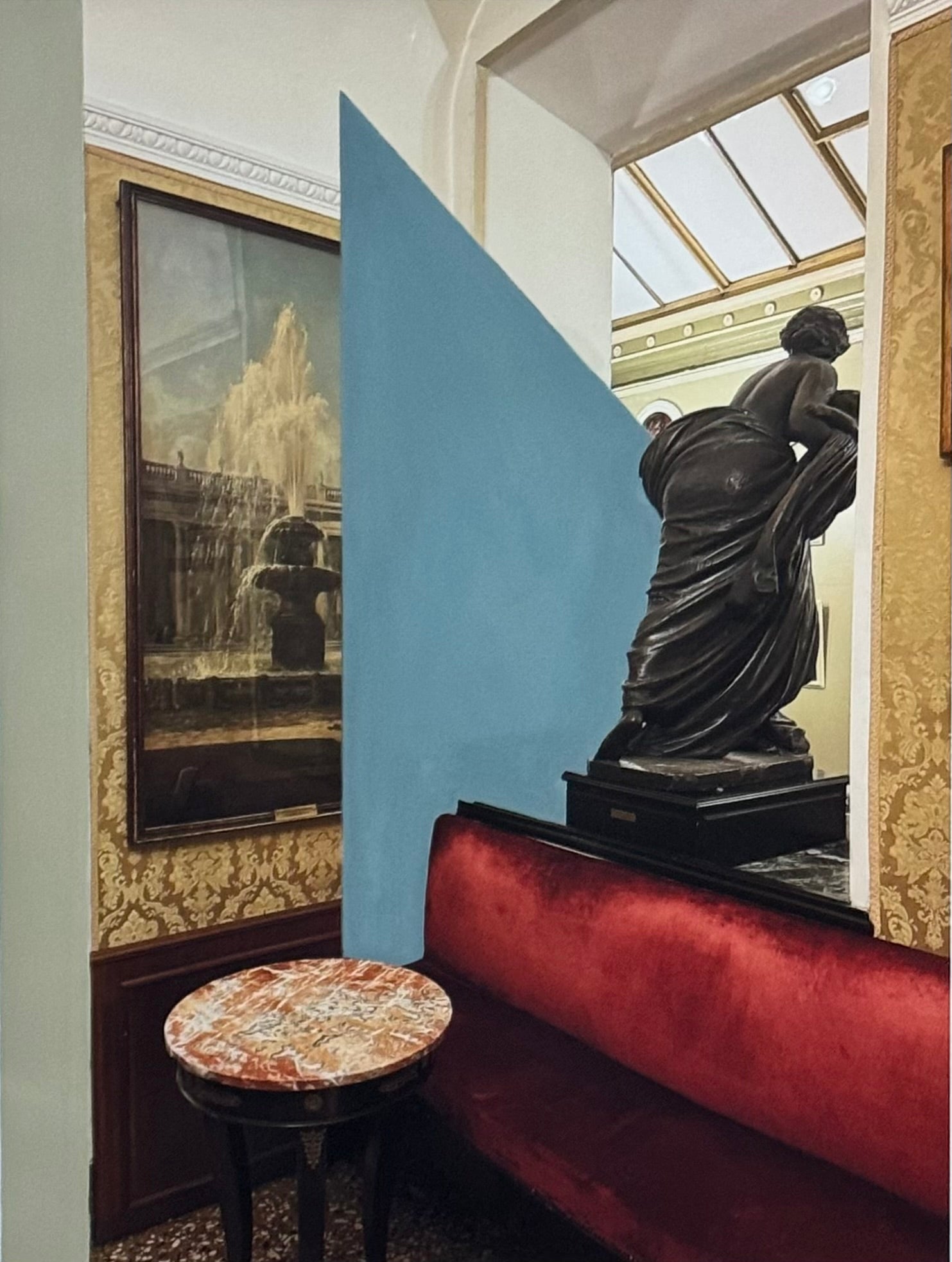 Caffè Greco, Roma. Hand Painted Photographic Print – Artclub